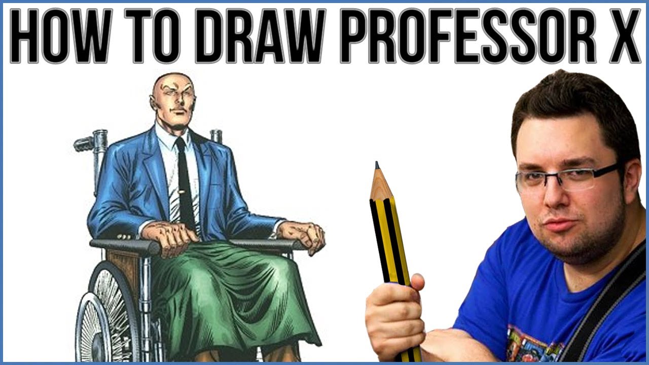 How To Draw Prof X - YouTube