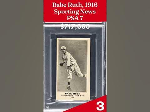 Top 5 Most Expensive Baseball Cards In The World #shorts - Youtube