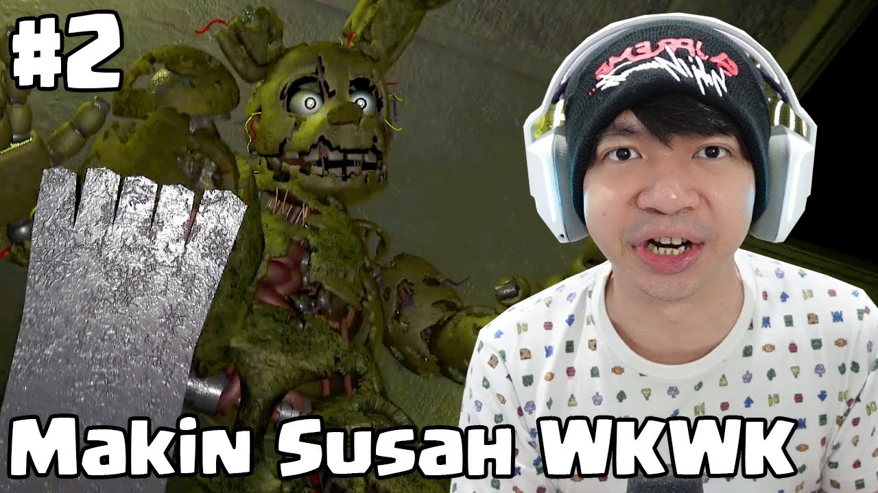 Terjebak Dengan Spring Trap - FNAF The Glitched Attraction Indonesia #2 ...
