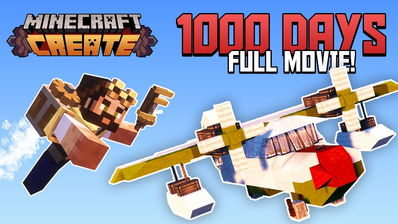 1000 days FULL MOVIE | Minecraft Create Mod (Episodes 51 - 60) - YouTube