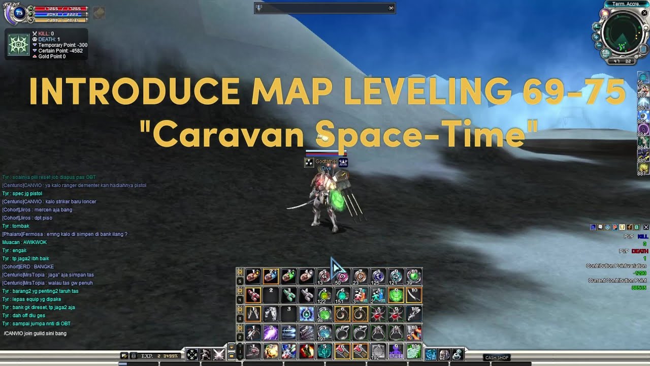 INTRODUCE MAP LEVELING 69-75 " CARAVAN SPACE-TIME " - CBT RF ORIGIN EPICABYSS - YouTube