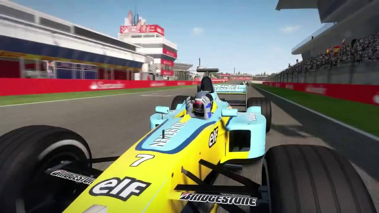 F1 2003 Mod for F1 2013 Gameplay Fernando Alonso, Renault - YouTube