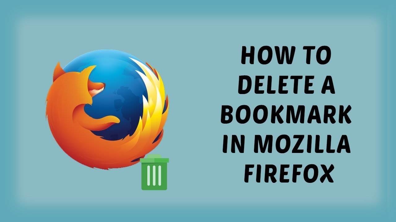 How To Delete A Bookmark In Mozilla Firefox | Mozilla Firefox Tutorials In Hindi | DR technology ...