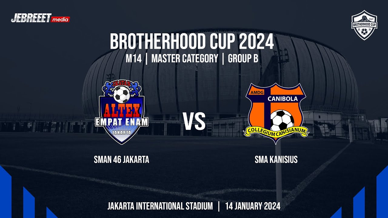 Brotherhoood Cup | SMAN 46 Jakarta 2 - 2 SMA Kanisius | Master Category ...