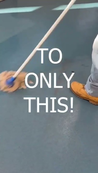 Cafeteria Floor Before And After Nordic Chem Appplication Youtube