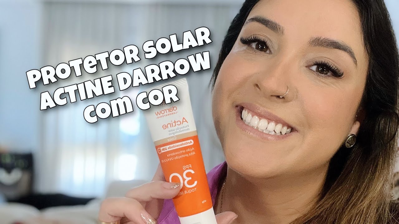 Protetor solar ACTINE DARROW color universal | vale a pena? Da para ...