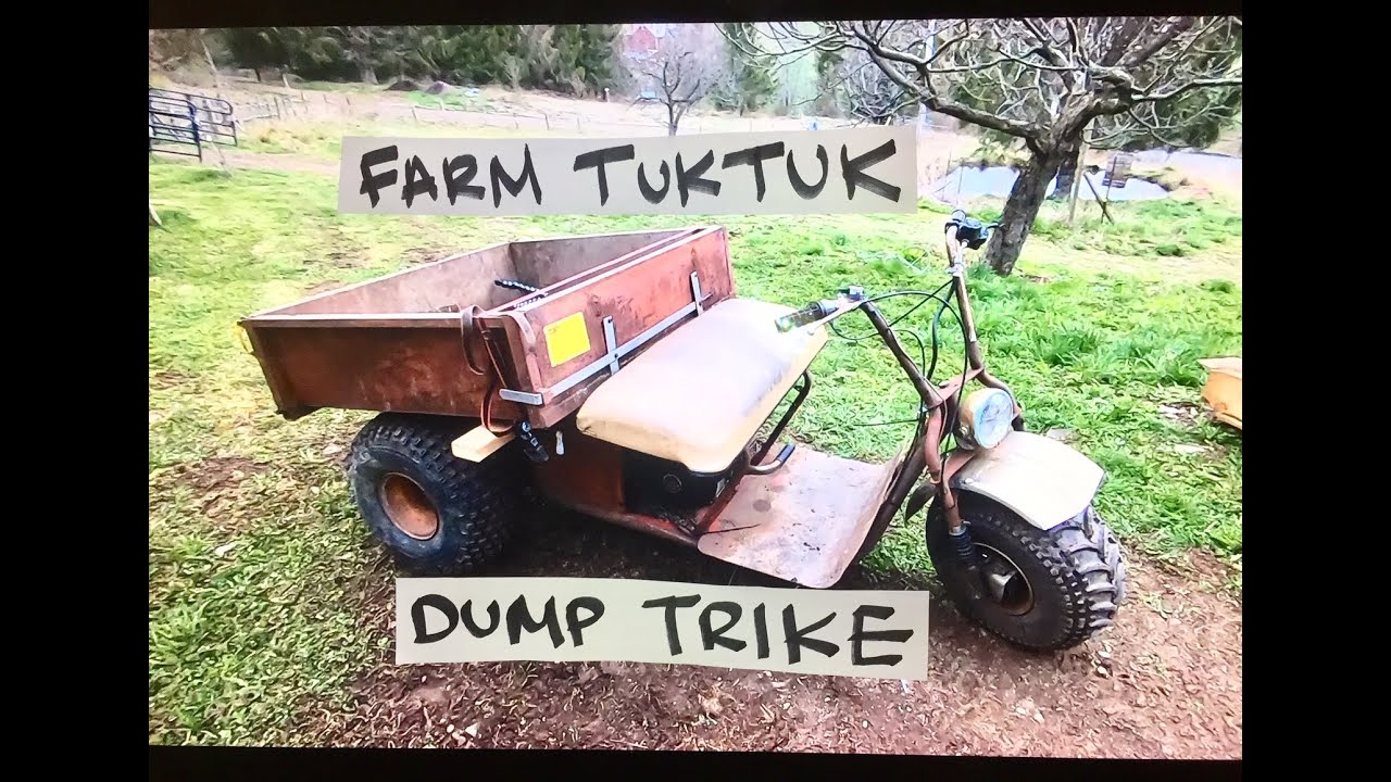 Vintage Heald Hauler tuk tuk in action - YouTube