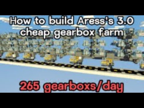 How to build Arress's 3.0 Cheap Gearbox farm (Roblox islands) - YouTube