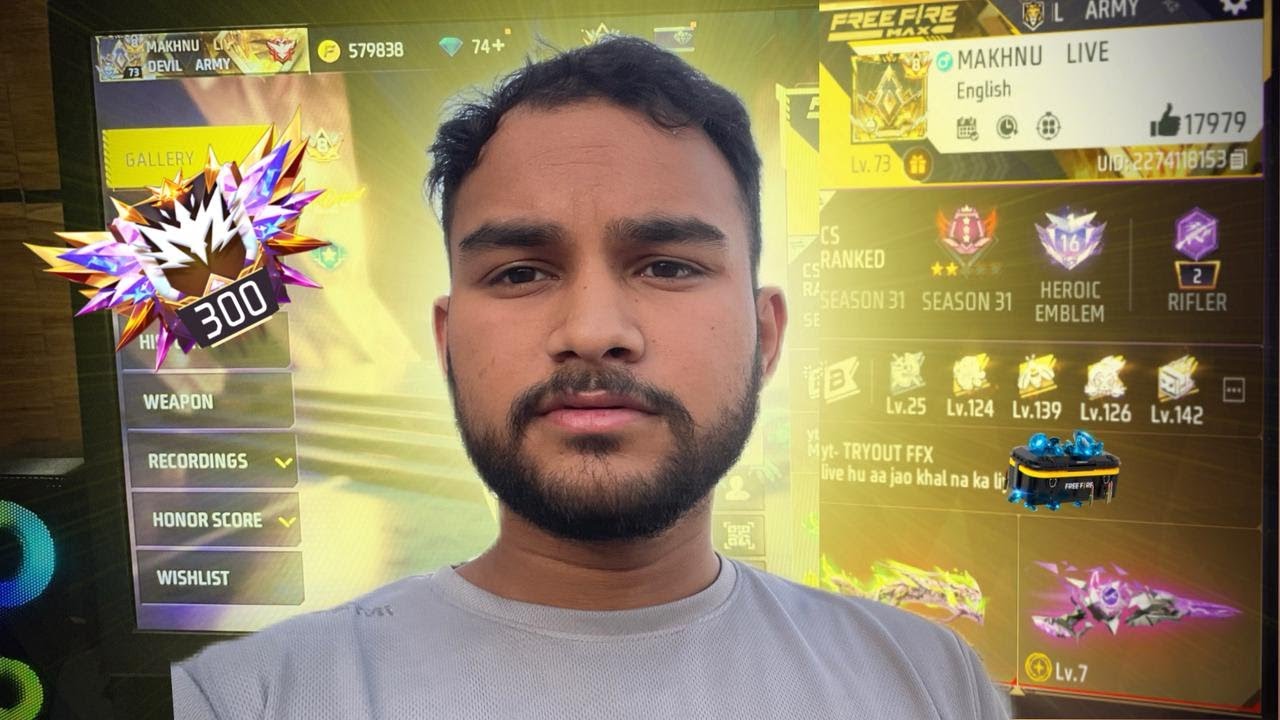 free fire live with my prime level 8 - YouTube