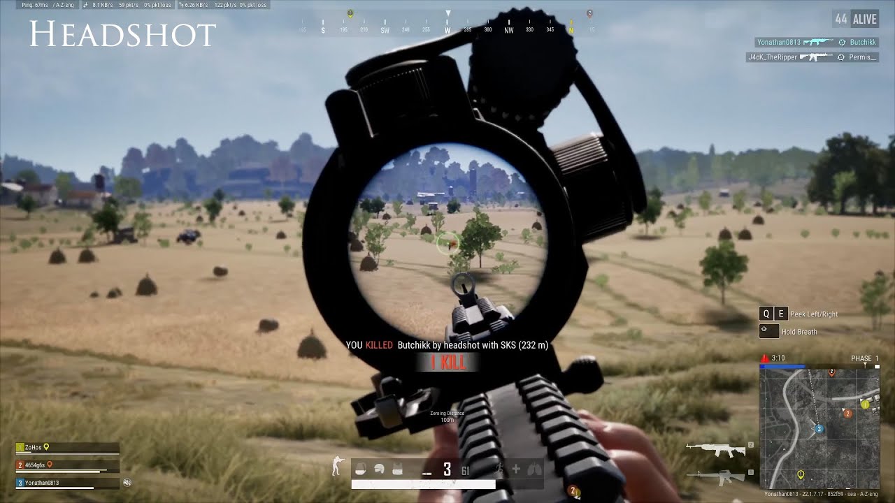 Headshot Musuh Hanya Dengan Scope x2 - PlayerUnknown's Battlegrounds ...