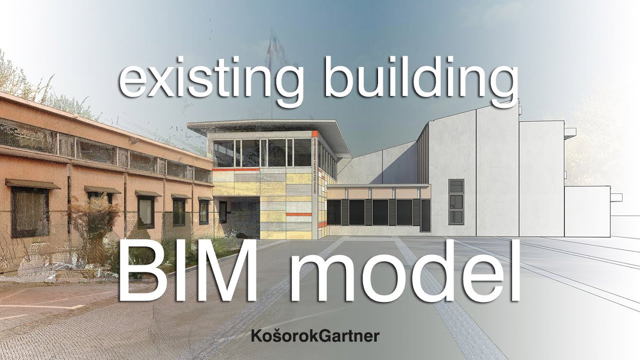 BIM model of existing primary school building - YouTube