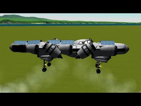 KSP - Tiltoff Servo VTOL Altitude Control Experiment - YouTube
