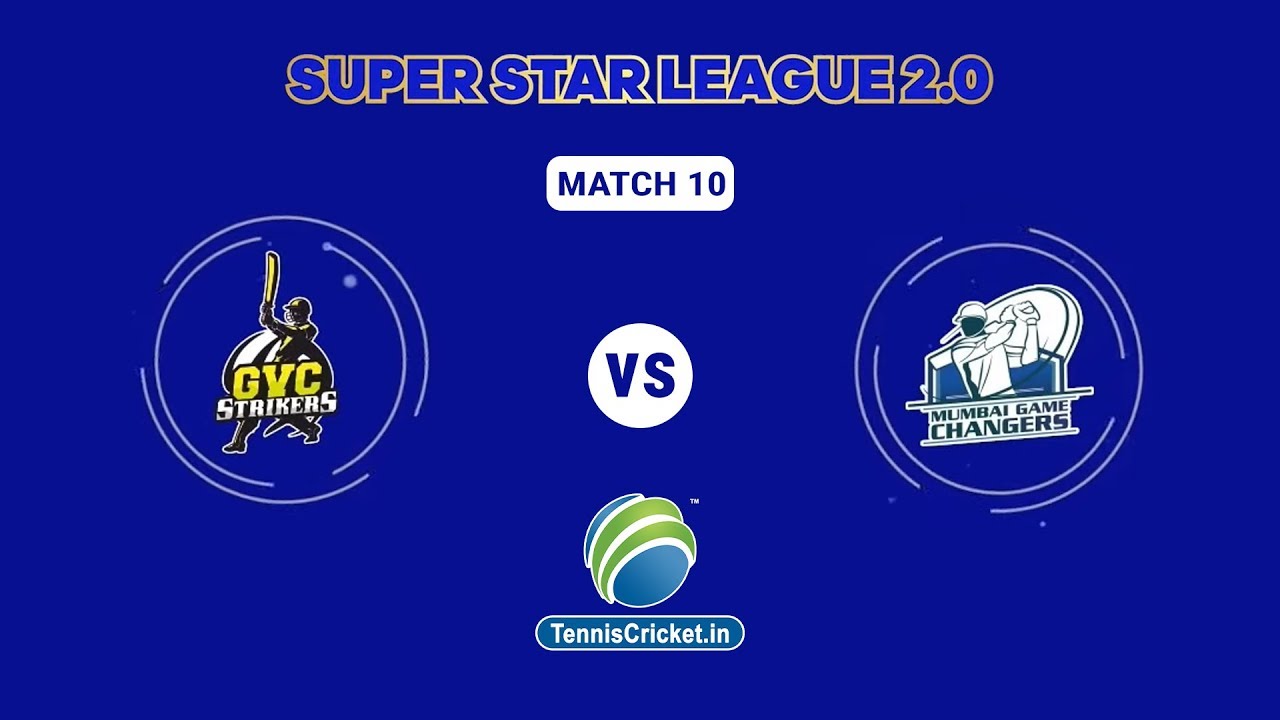Match 10 | GYC Strikers vs Mumbai Game Changers | Super Star League 2.0 ...