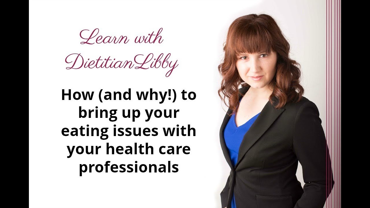 How do I bring up my eating disorder with my doctor? - YouTube