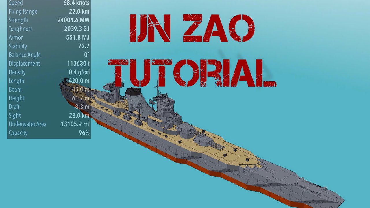 Warship Craft Tutorial-IJN Zao - YouTube