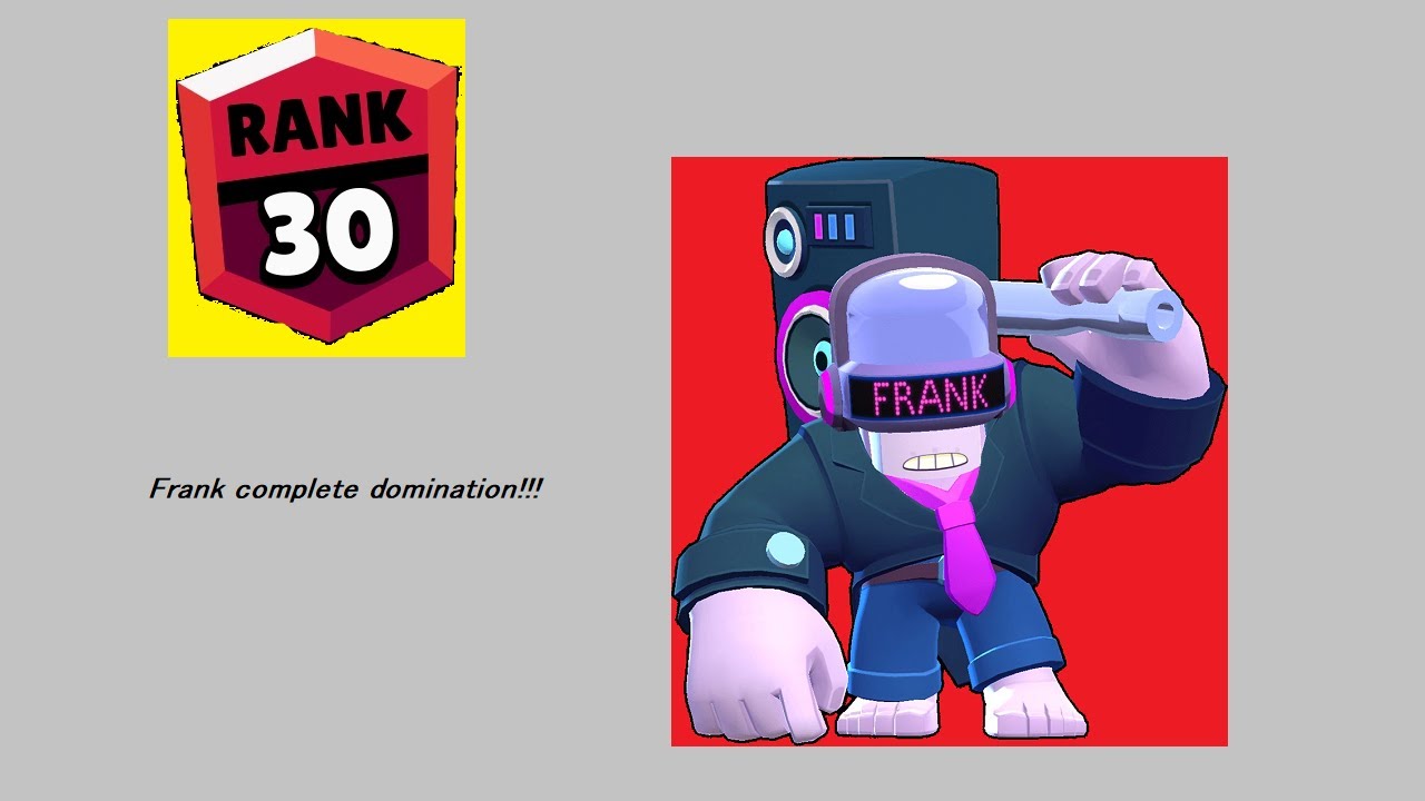 Rank 30 Frank - YouTube