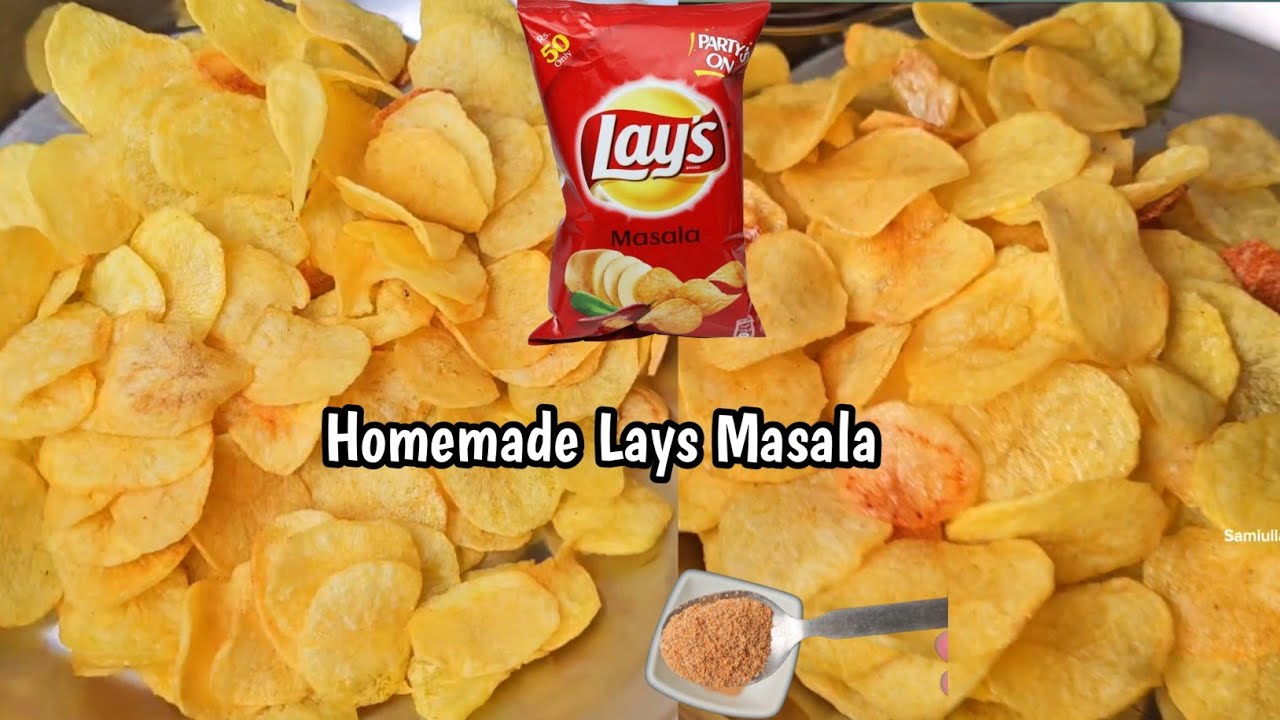 How to Make Lays Chips | 3 Different Flavours CrispyChips at Home | Samiullah Food Secrets - YouTube