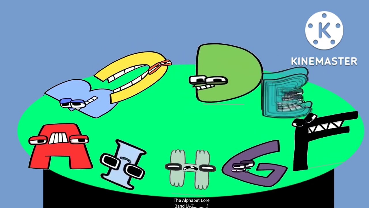 The Alphabet Lore Band (A-Z............) - YouTube