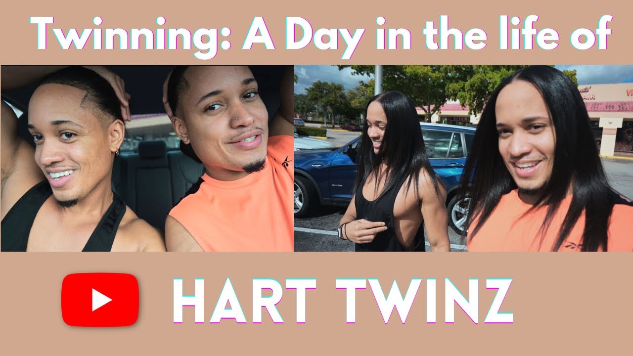 Hart Twinz Vlog Ep. 1 | Hair Salon + Barber Shop | Hook & Reel With ...