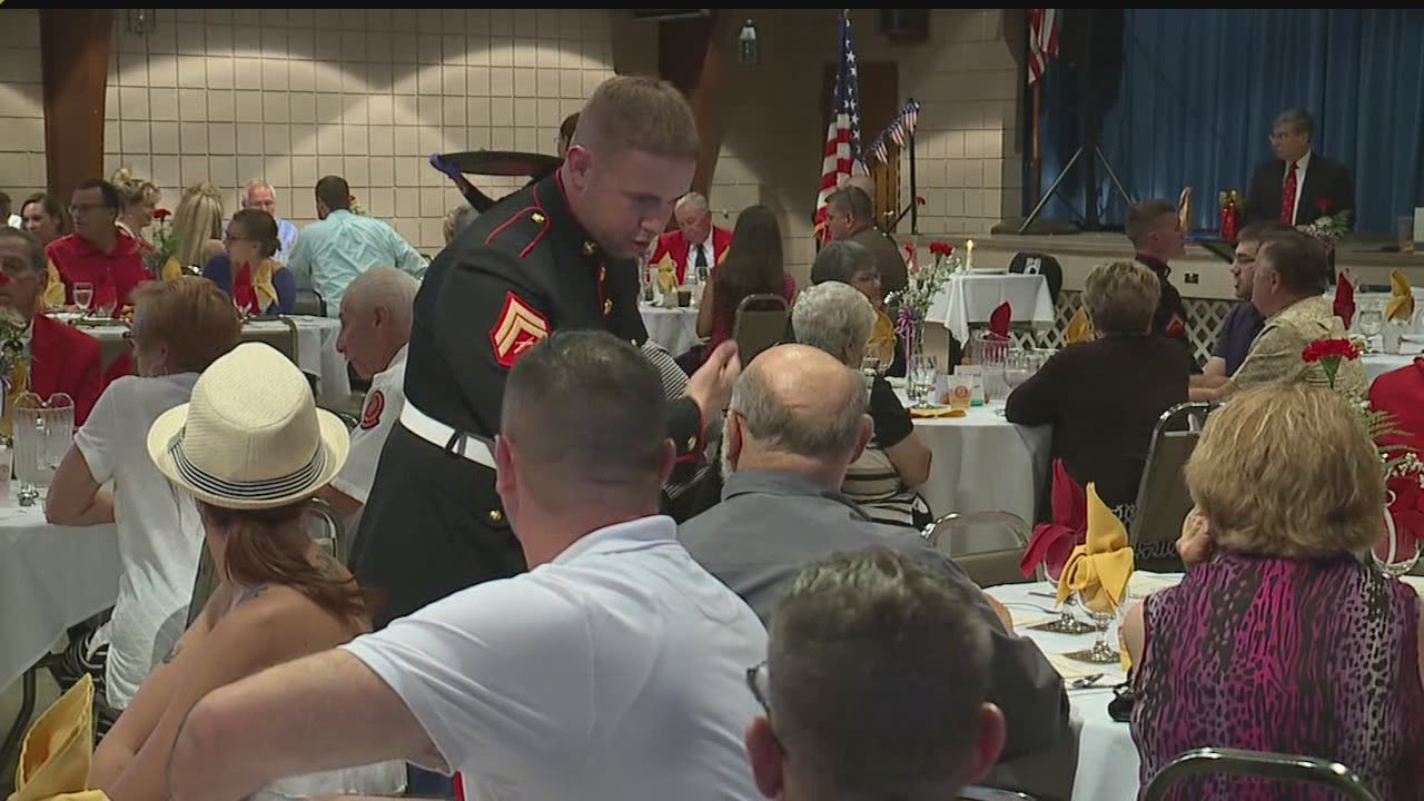 Marine Corps Reunion brings veterans together to reconnect - YouTube