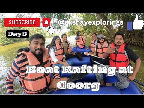 Kaveri Thrills: Boat Rafting Adventure in Coorg's Waters. South India ...
