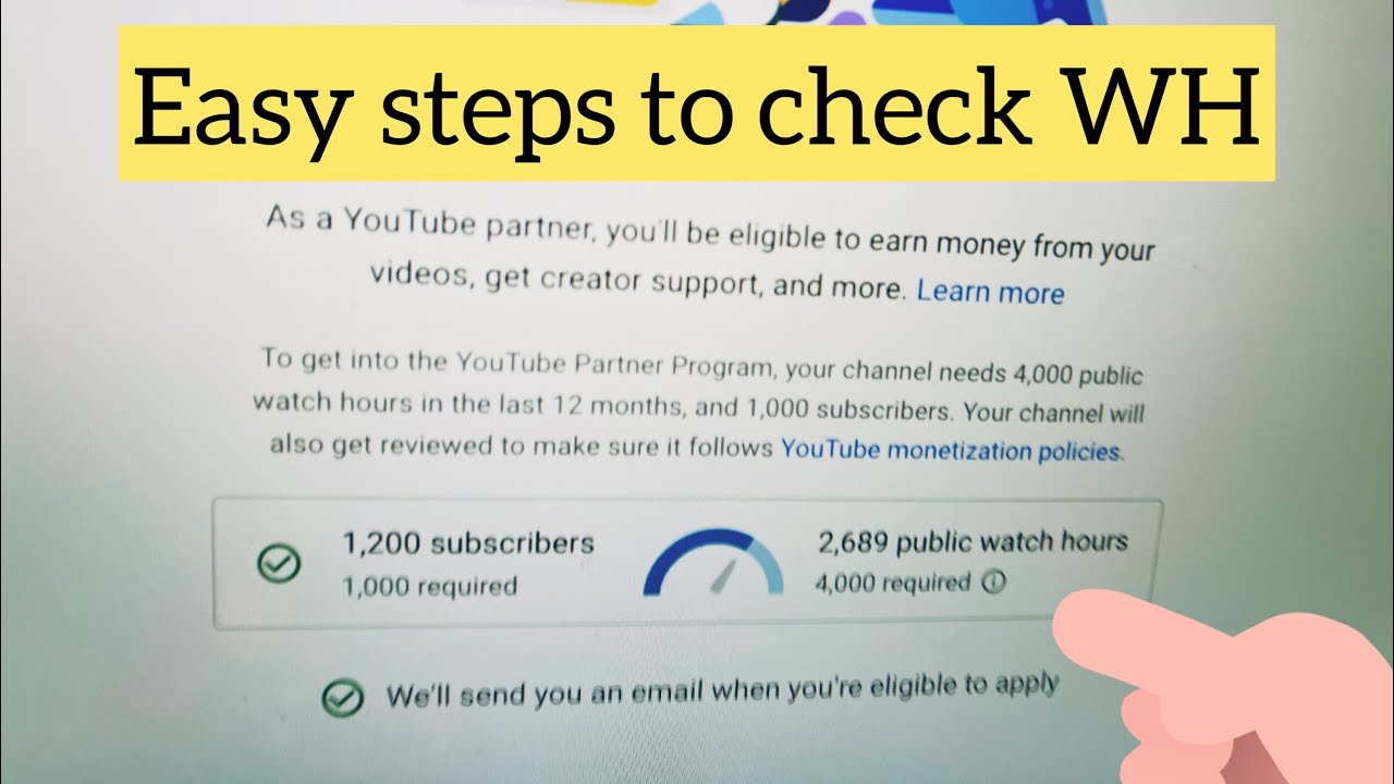 Paano Malaman Ang Watch Hours WH Sa YouTube Studio How To Check Watch Paano Malaman Ang Watch Hours WH Sa YouTube Studio How To Check Watch
