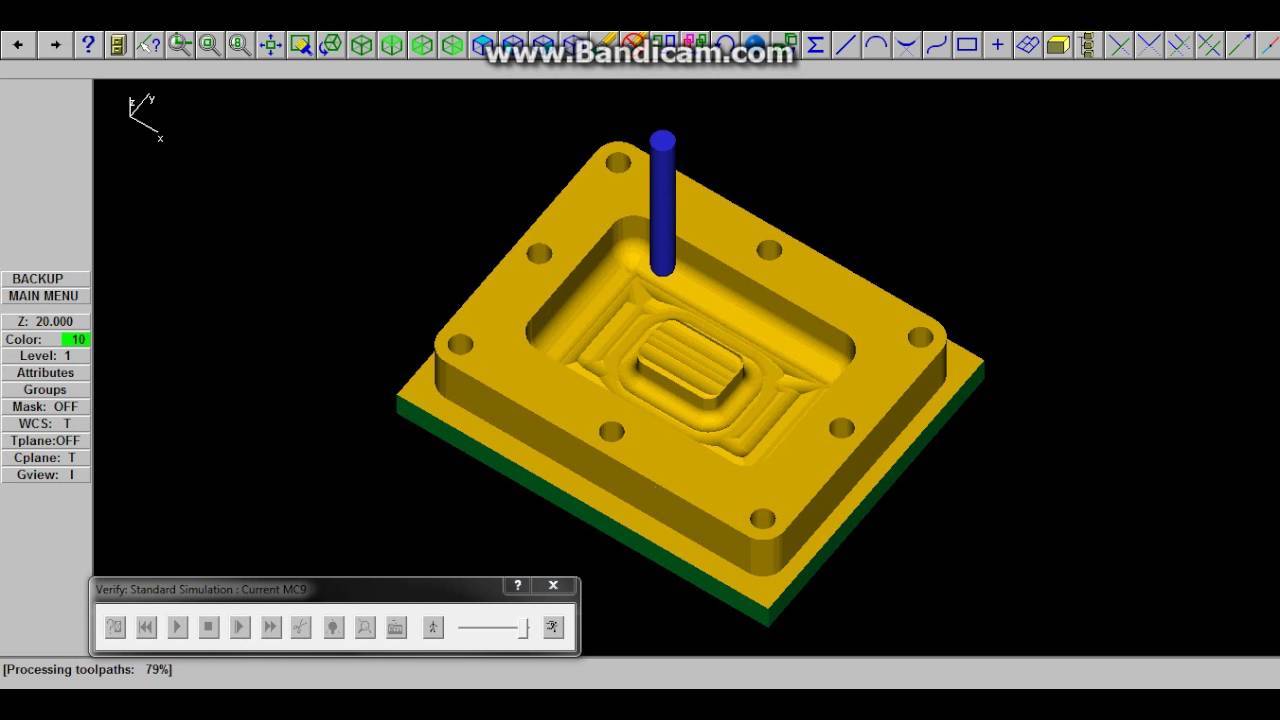 MASTERCAM 9.1 - YouTube