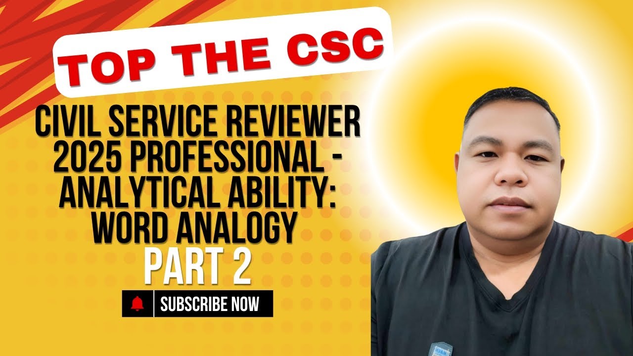 CSC Prof Reviewer Part 2 | Civil Service Exam 2025 | Maestros TV Full ...