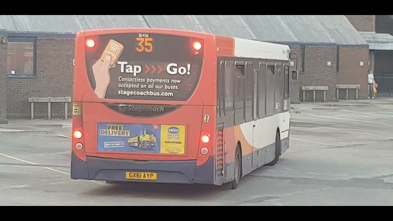 Here is the stagecoach bus 36436 on the number 35 in Guildford Monday 5 ...