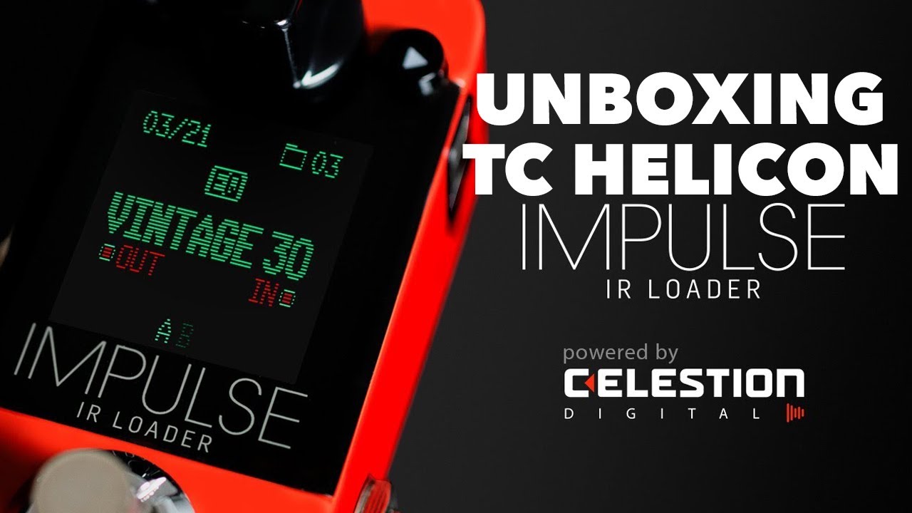 UNBOXING TC HELICON IMPULSE IR LOADER - YouTube