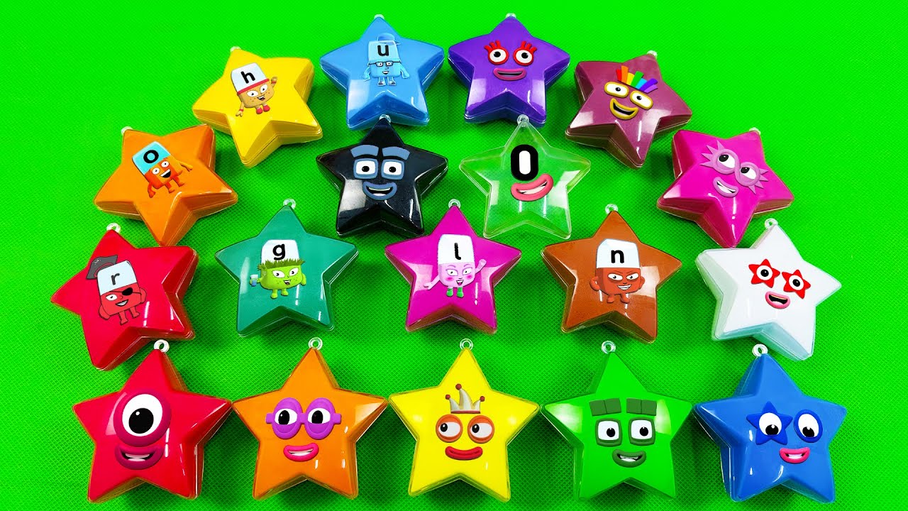 Finding Numberblocks with CLAY inside Star Coloring! Satisfying Video ...