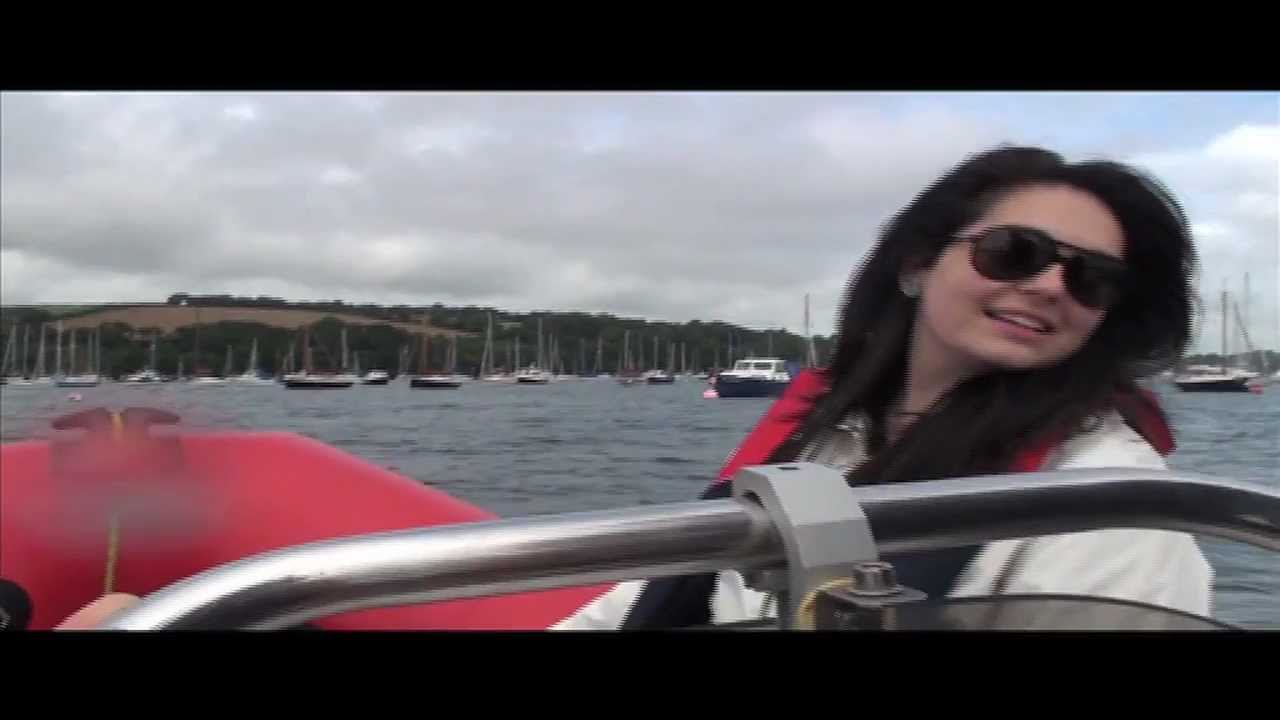 Laura's Bumpy Boat Ride - Falmouth - 14 August 2012 - YouTube