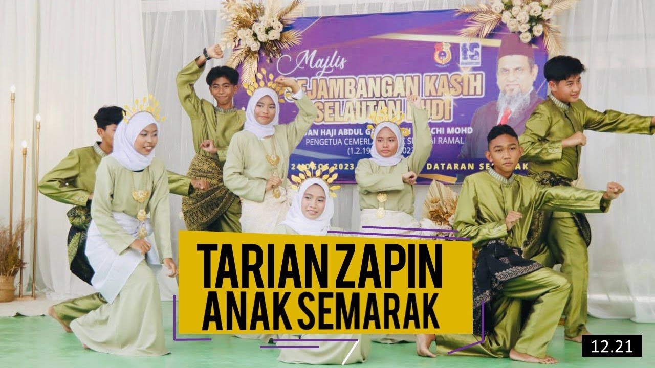 Persembahan Tarian Zapin Anak-anak SEMARAK - YouTube