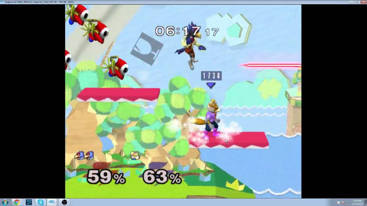 melee practice (netplay) falco (Part 2) - YouTube