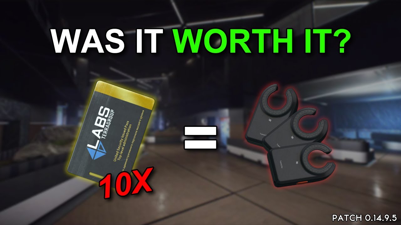 LOOTING BLACK KEY CARD ROOM ON LABS 10 TIMES! - is it worth it?? - YouTube