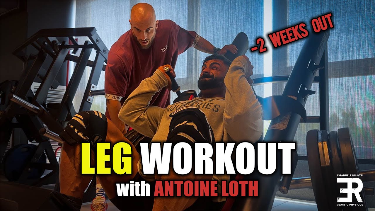 LEG DAY | TRYING SOMETHING DIFFERENT WITH MY TEAM MATE ANTOINE LOTH ...