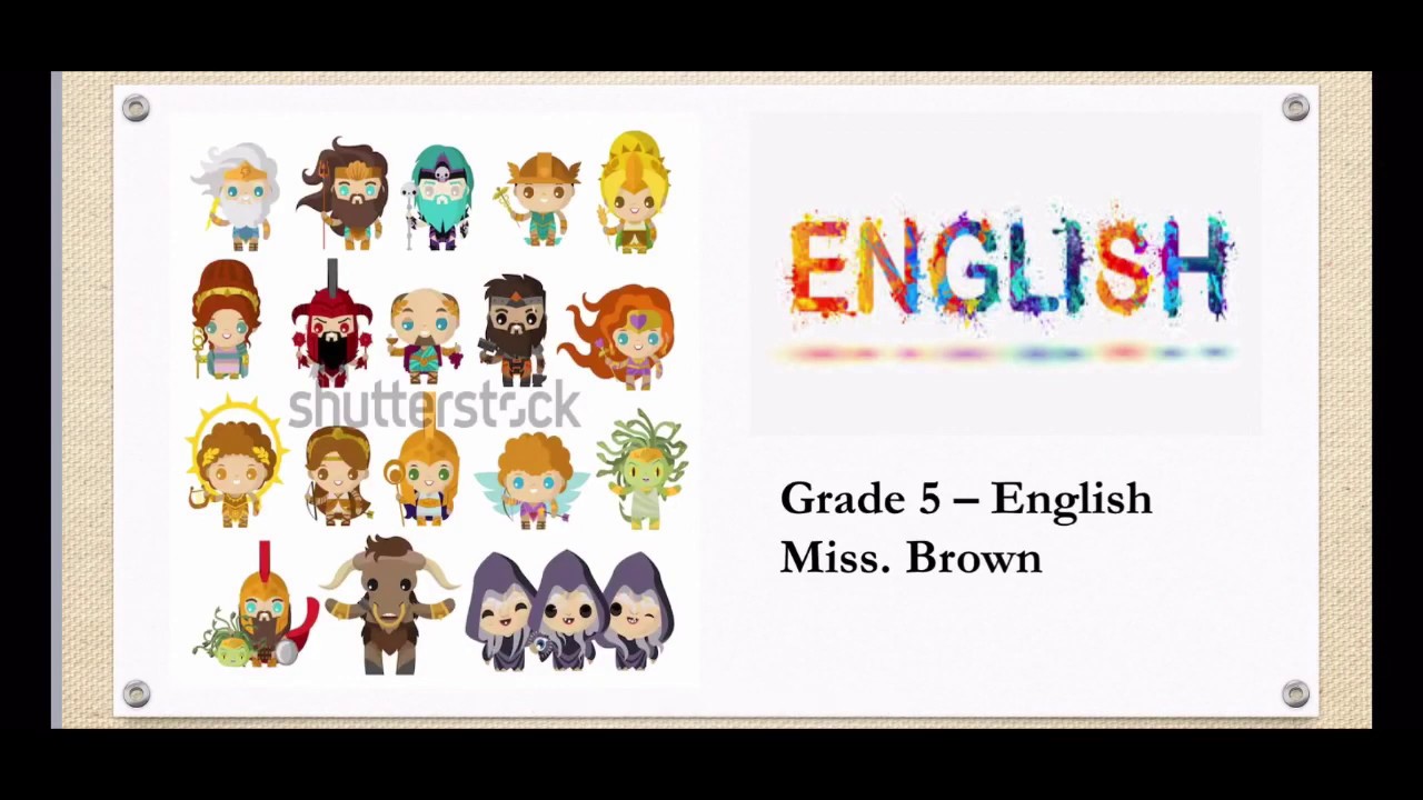 Write (a myth mind map) - Grade 5 - YouTube