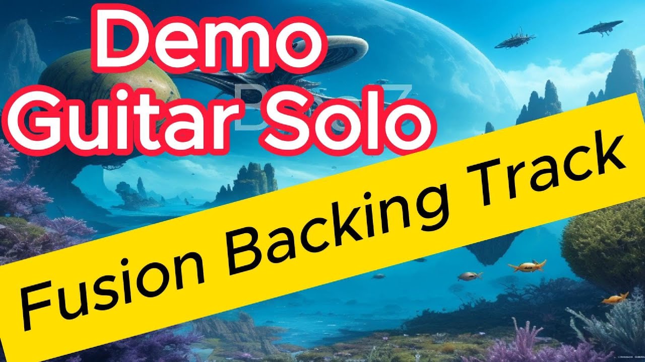 Demonstration of Fusion Backing track | practice modulation | Demo # ...