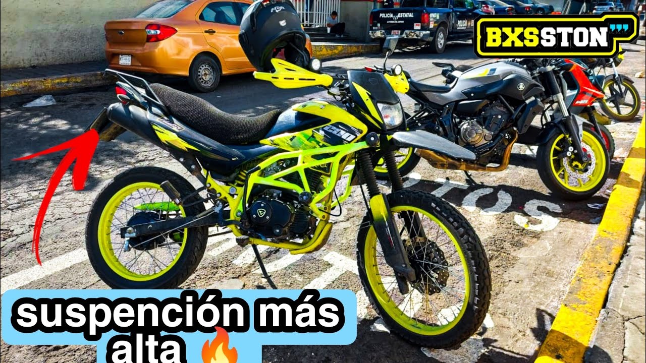 SUBIENDO SUSPENCIÓN DE LA DM 200 AMARILLA/QUEDO MUY BIEN ?(MONOSHOCK ...