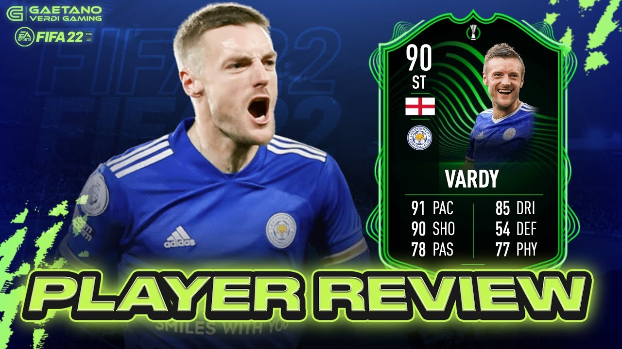 JAMIE VARDY 90 - War Vardy wieder on Fire? 🔥 - FIFA 22 Player Review ...