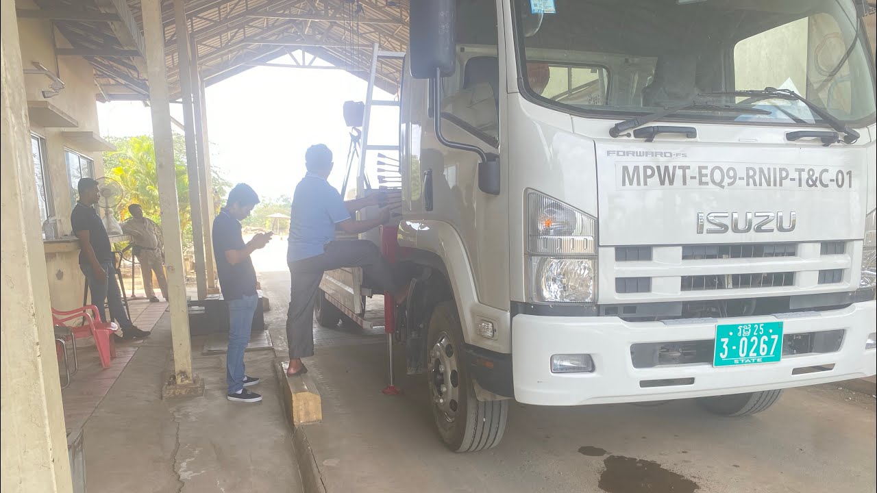 Calibration slow speed axle scale(WIM) - YouTube