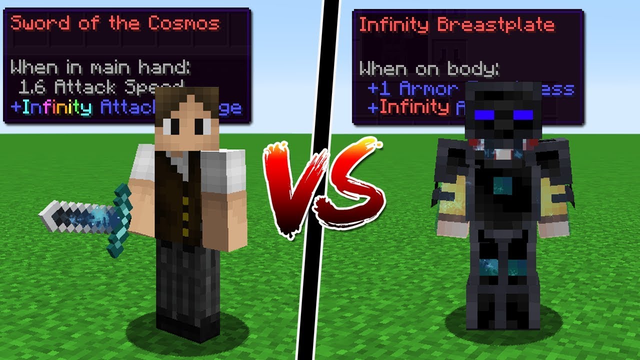 Minecraft: ESPADA DE DANO INFINITA DO AVARITIA VS ARMADURA INVENCÍVEL ...