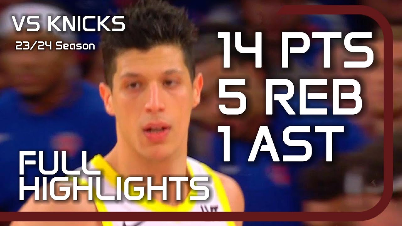 Simone Fontecchio Full Highlights | Jazz vs. Knicks | NBA 2024 - YouTube