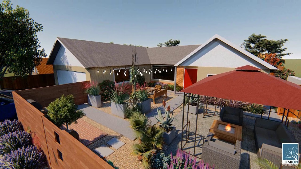 Lumion 8 Landscape Design Flythrough Youtube