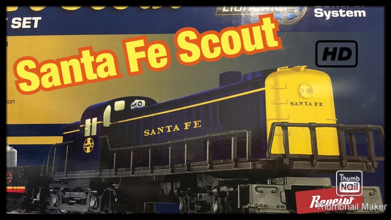 lionel Santa Fe Scout Review! - YouTube