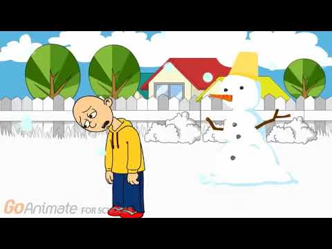 Julian3535: Caillou builds a snoman plot twist - YouTube