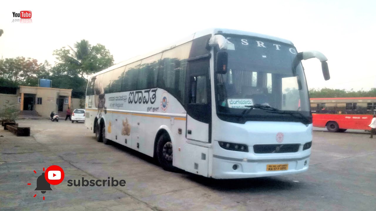 KSRTC Airavata Club Class Bus At Yadgir Bus Stand | Surprise Visit |# ...