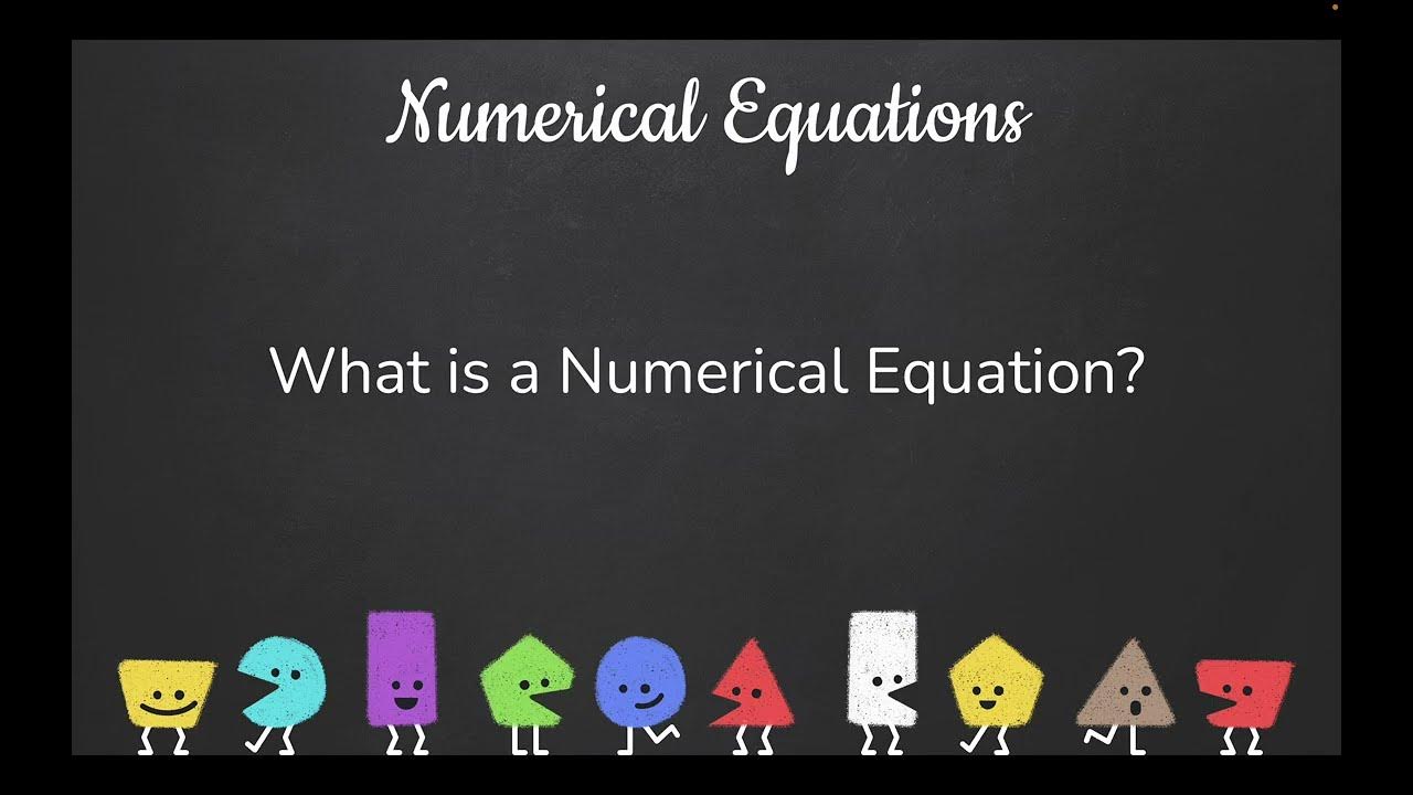 Numerical Equations - What is a Numerical Equation? - YouTube