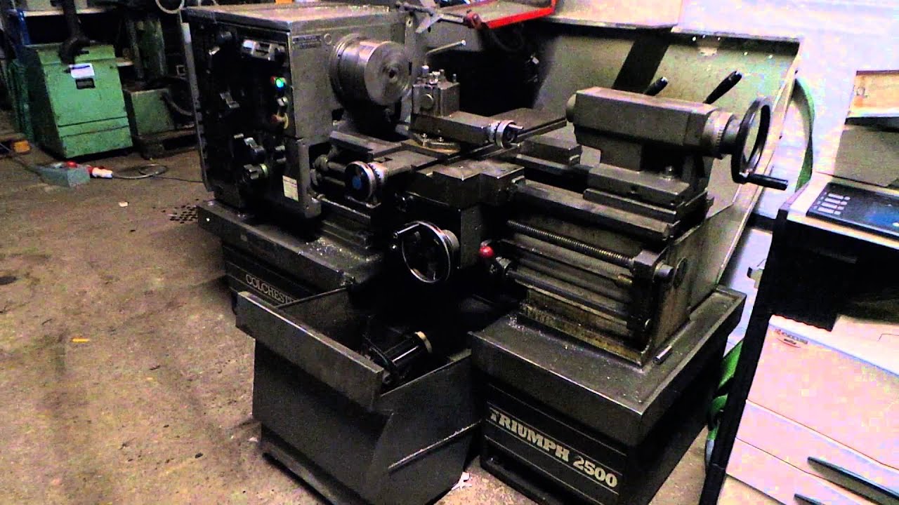 Colchester Triumph VS 2500 Lathe - YouTube