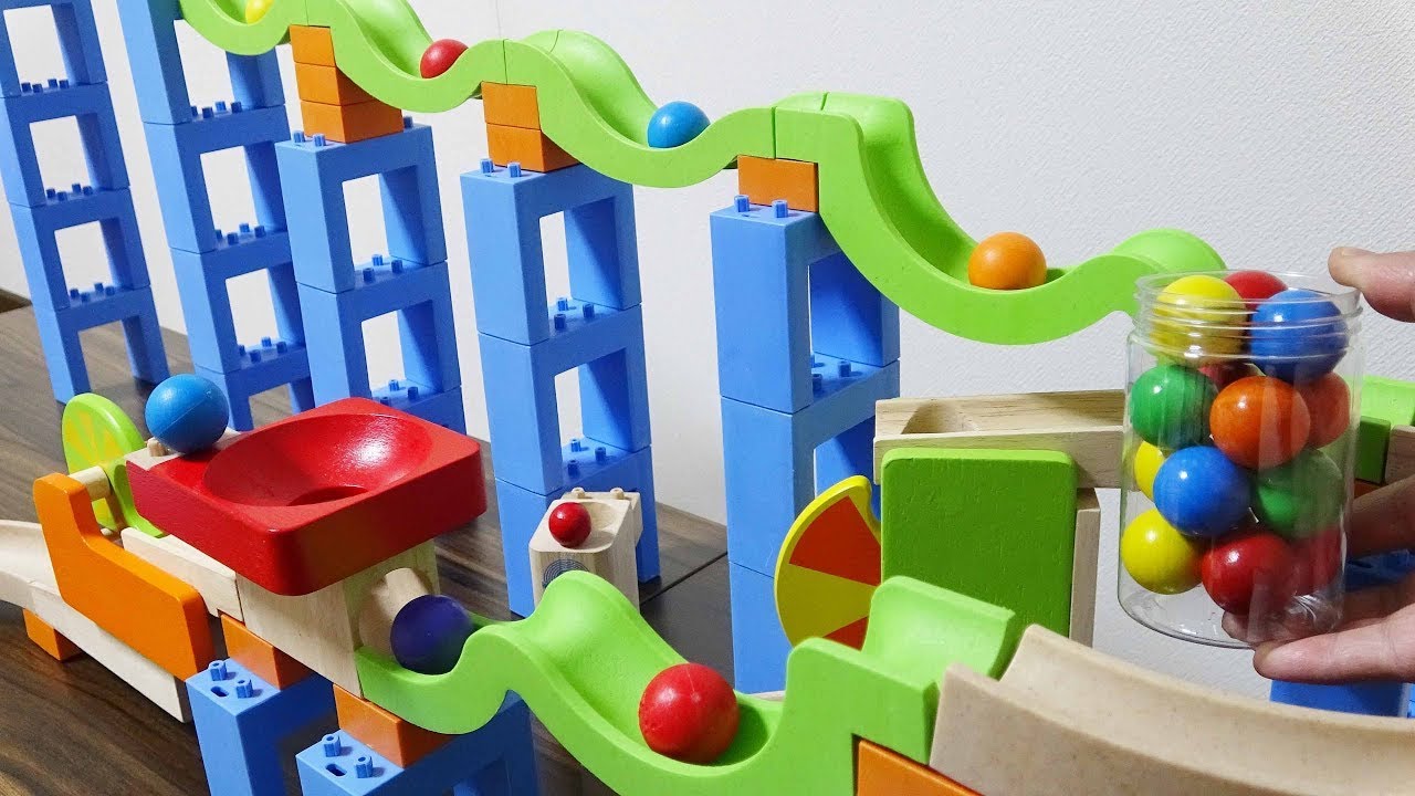 Marble Run Race☆TrixTrack Wave Slope & Water Ball Best Selection - YouTube